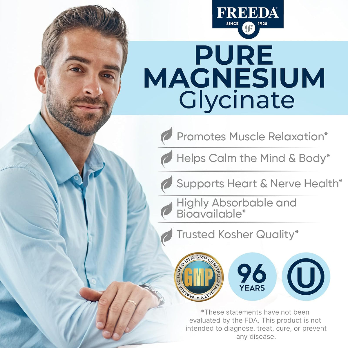 High absorption Magnesium Glycinate supplement