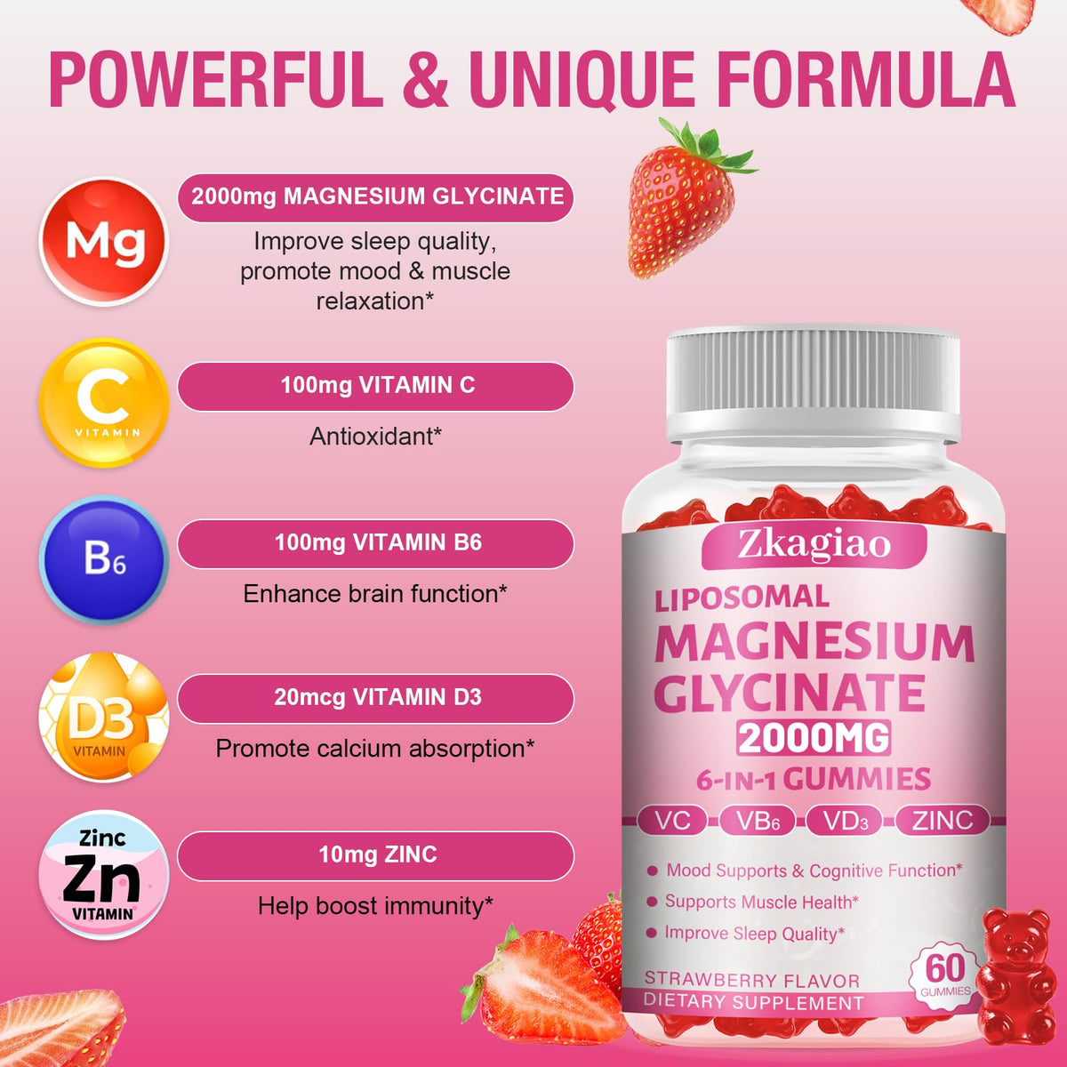 High absorption magnesium glycinate