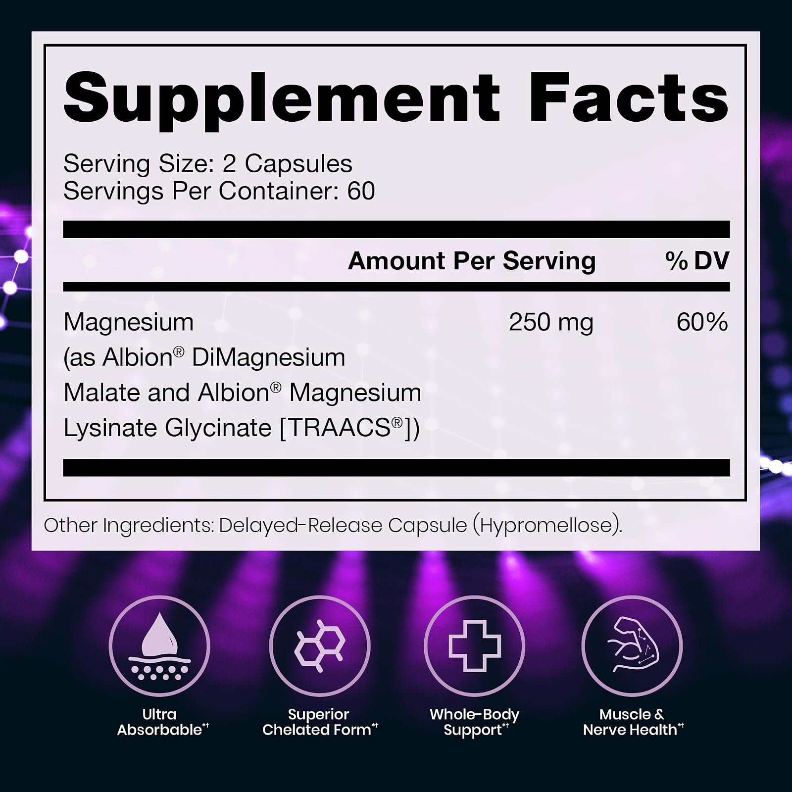 high absorption magnesium malate capsules