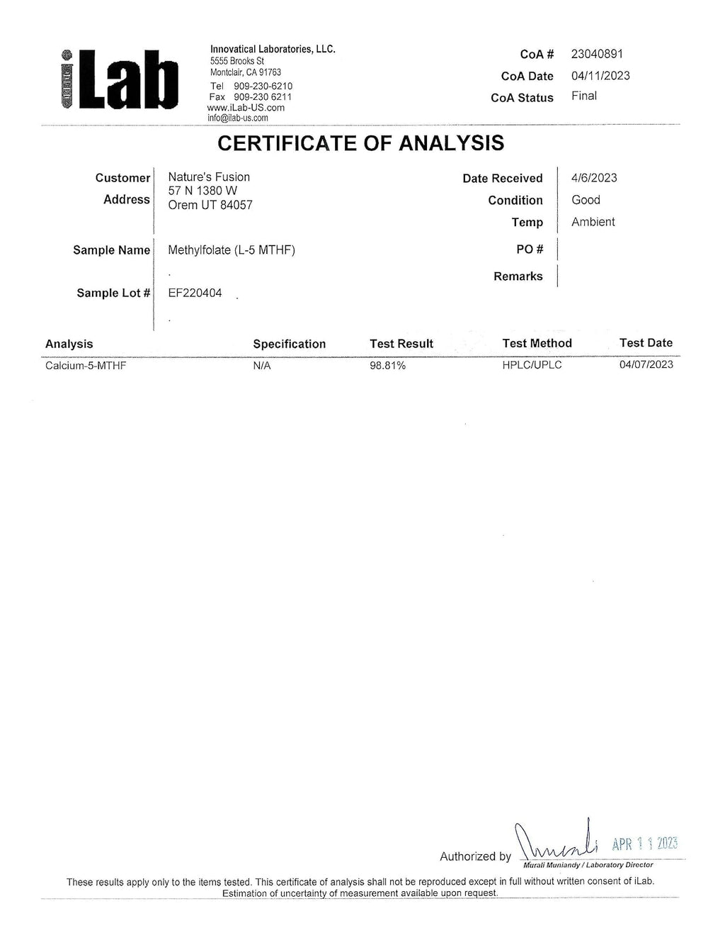 high absorption methylfolate supplement