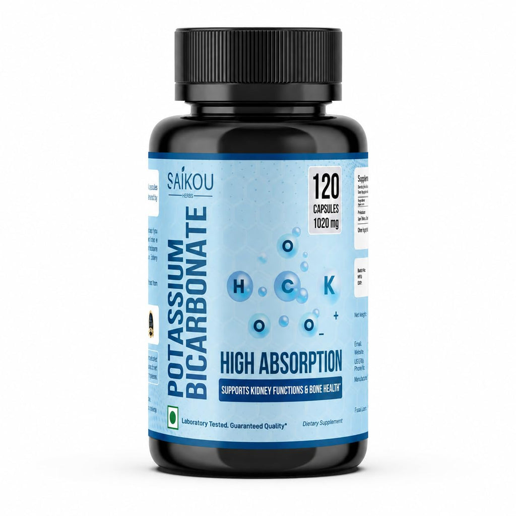 high absorption potassium supplement capsules