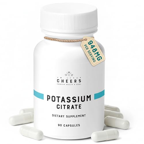 High absorption potassium supplement for muscle support