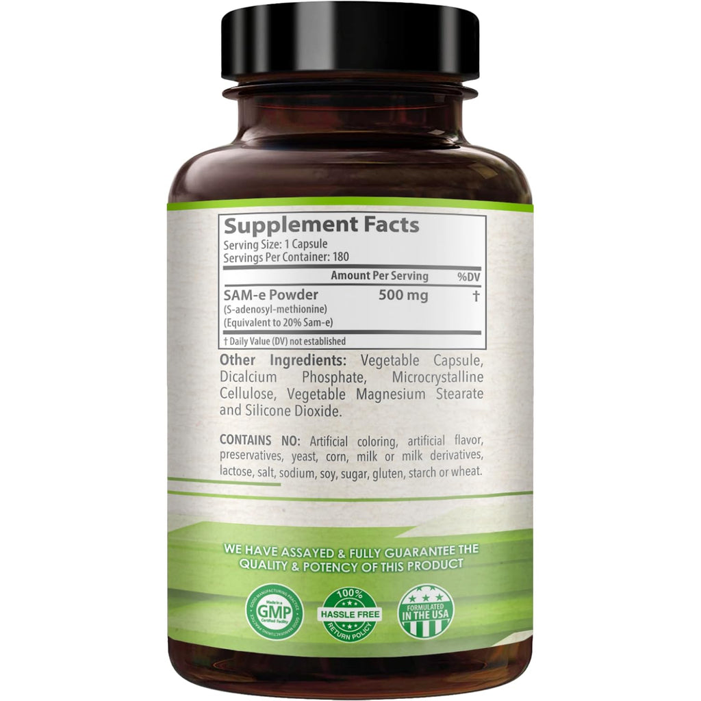 high absorption SAM-e capsules benefits