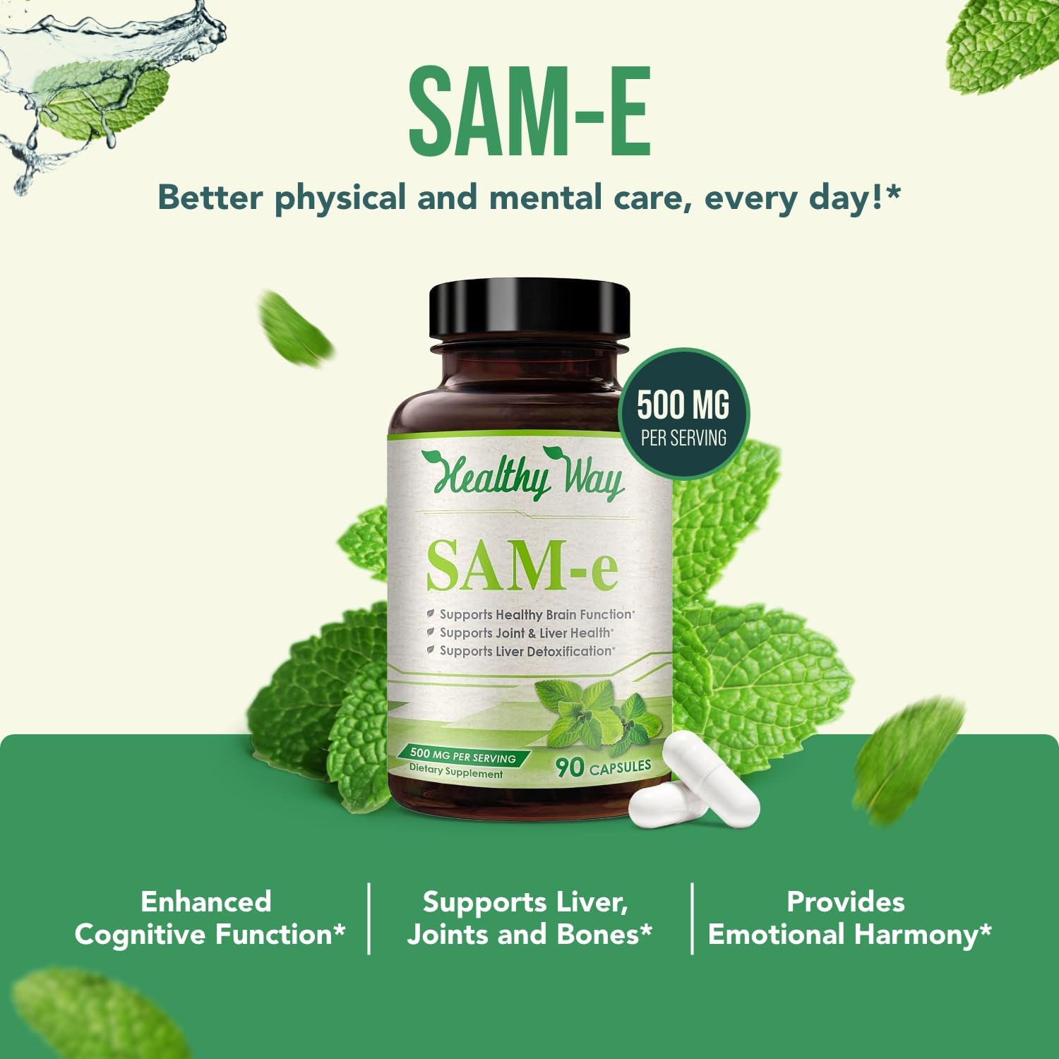 High absorption SAM-e for wellness