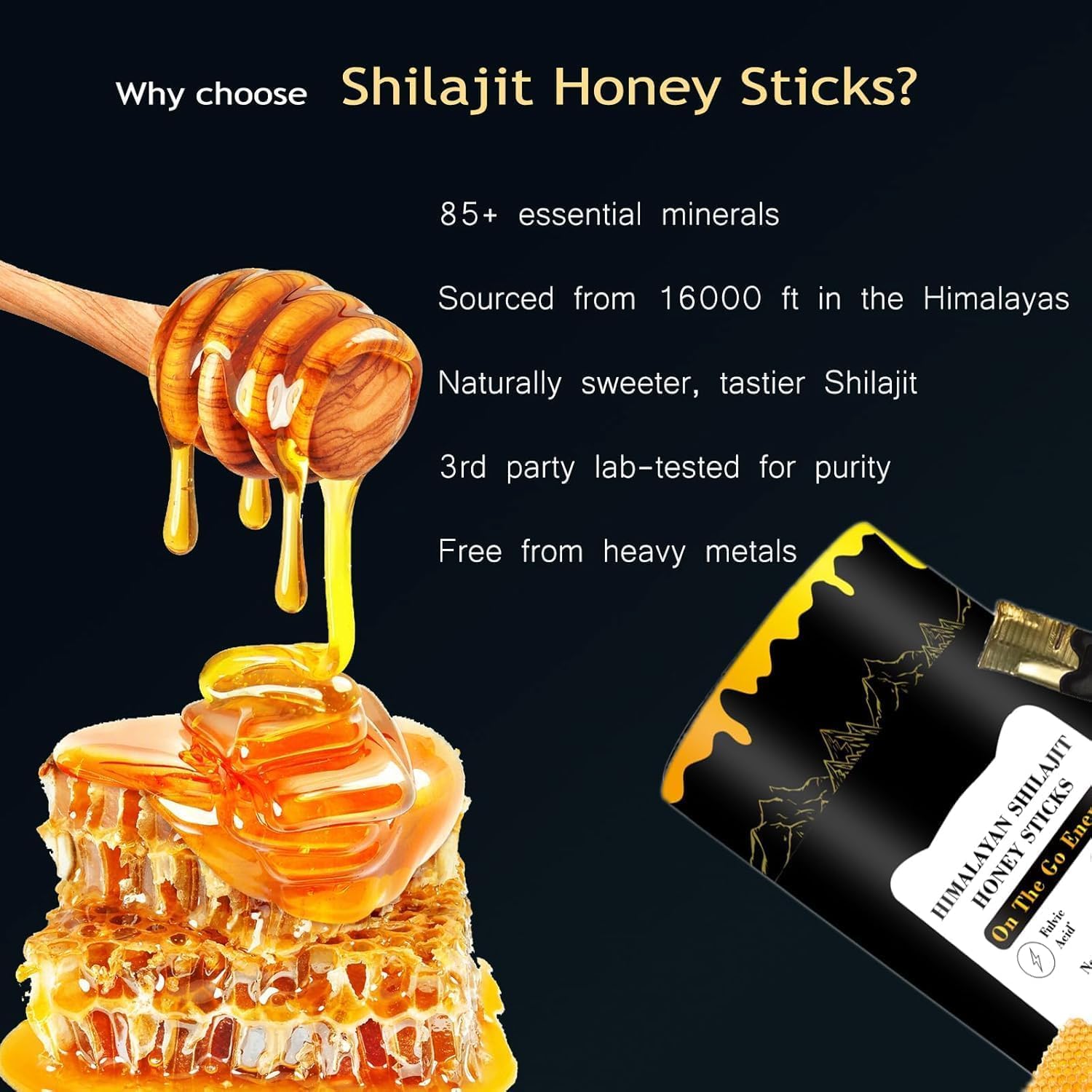 high absorption shilajit energy sticks