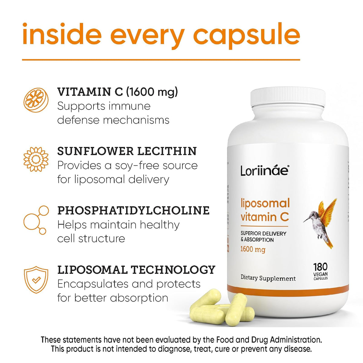 High absorption Vitamin C supplement