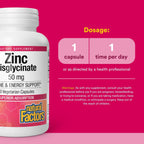 High absorption Zinc Bisglycinate formula