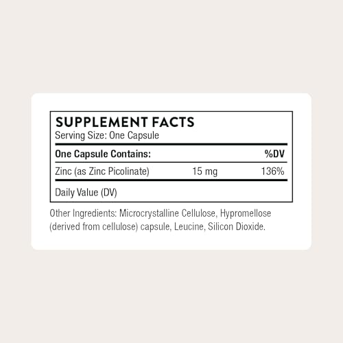high absorption zinc picolinate supplement