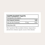 high absorption zinc picolinate supplement
