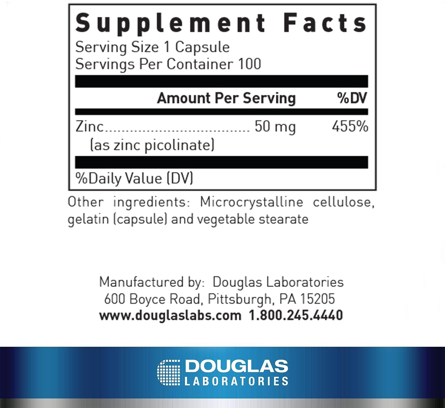 high absorption zinc picolinate supplement