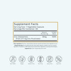High absorption zinc supplement for immunity