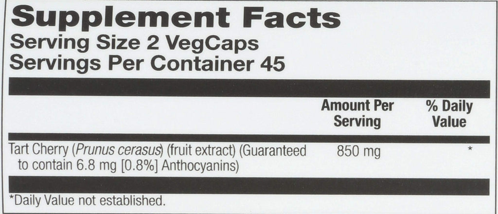 high anthocyanin content Tart Cherry