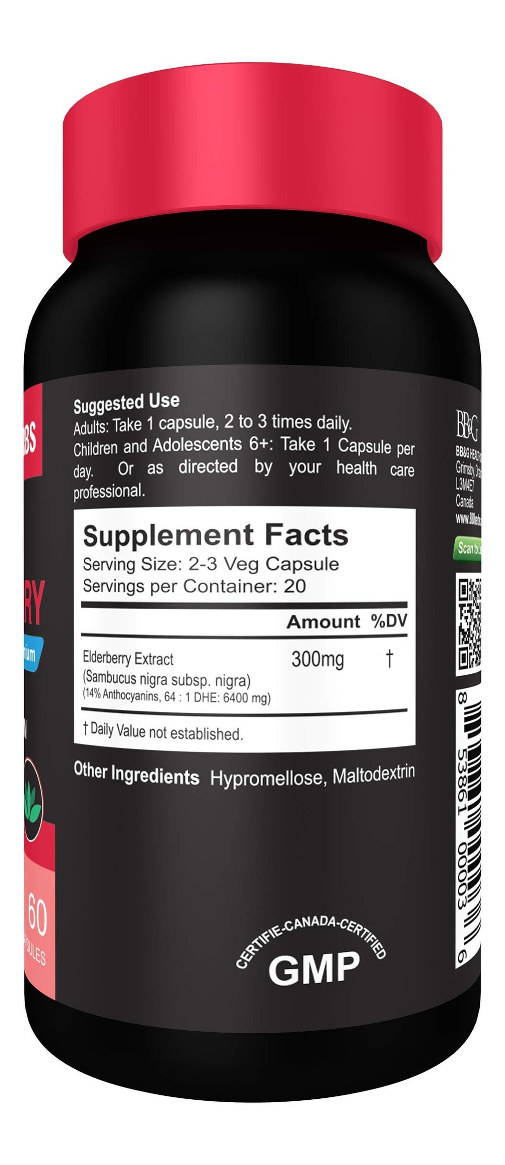High anthocyanins elderberry extract benefits