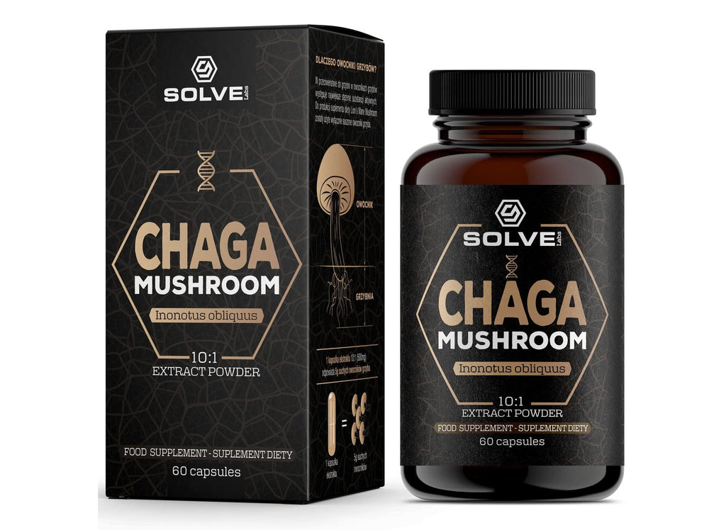 high beta-D-glucans chaga capsules