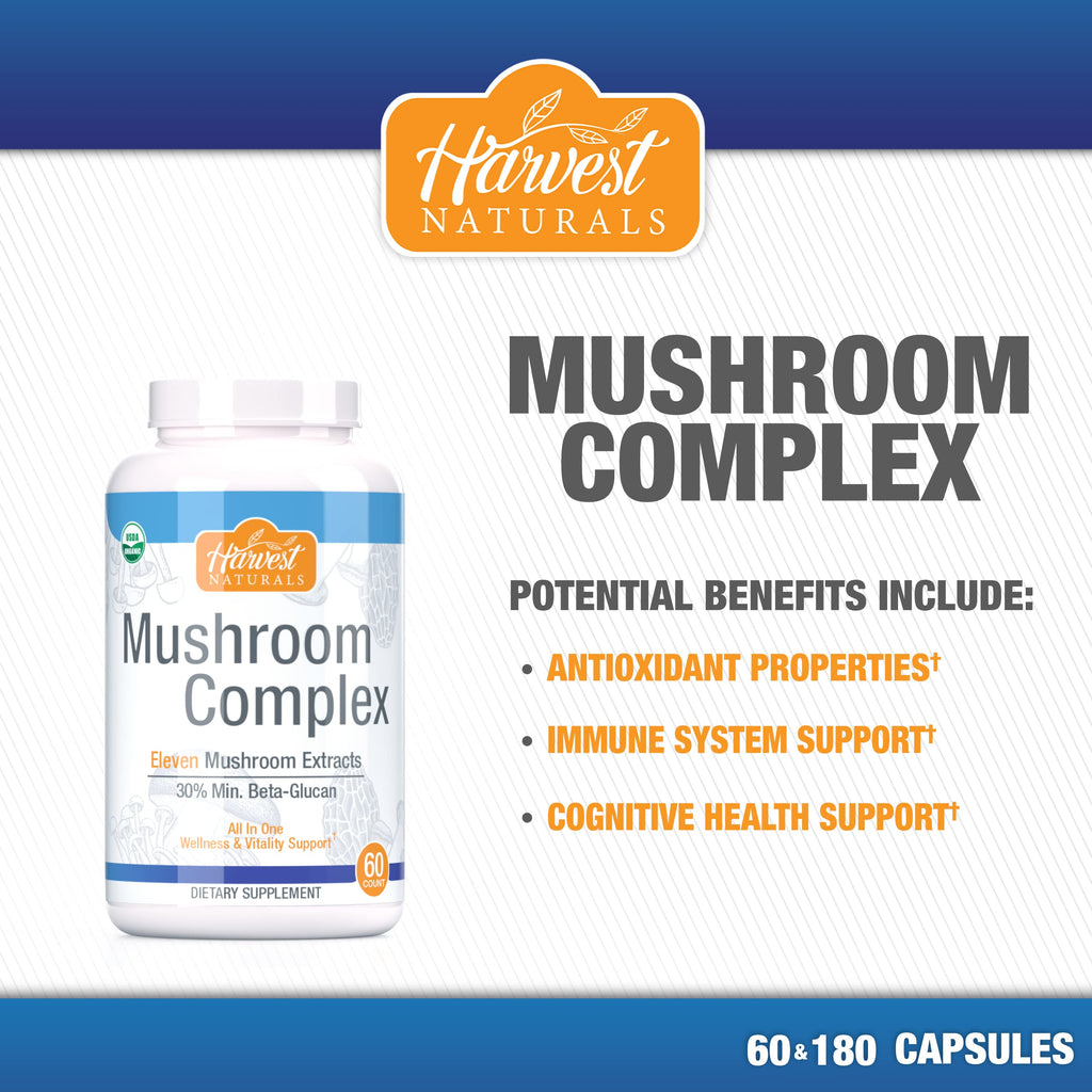 High beta-glucan mushroom capsules