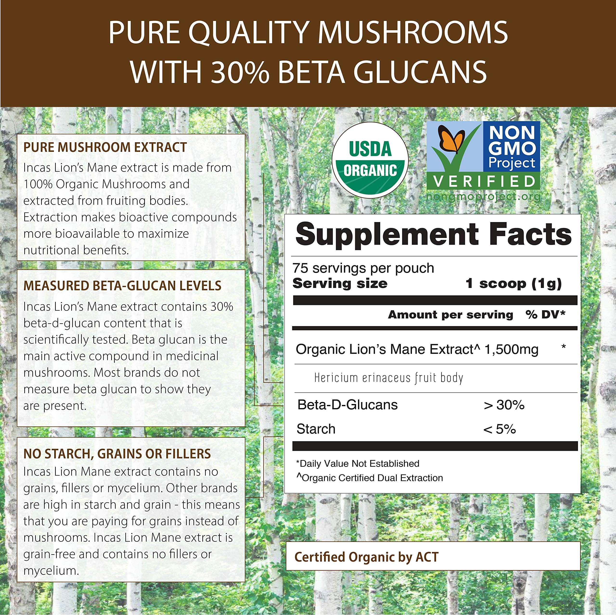 high beta glucan mushroom extract
