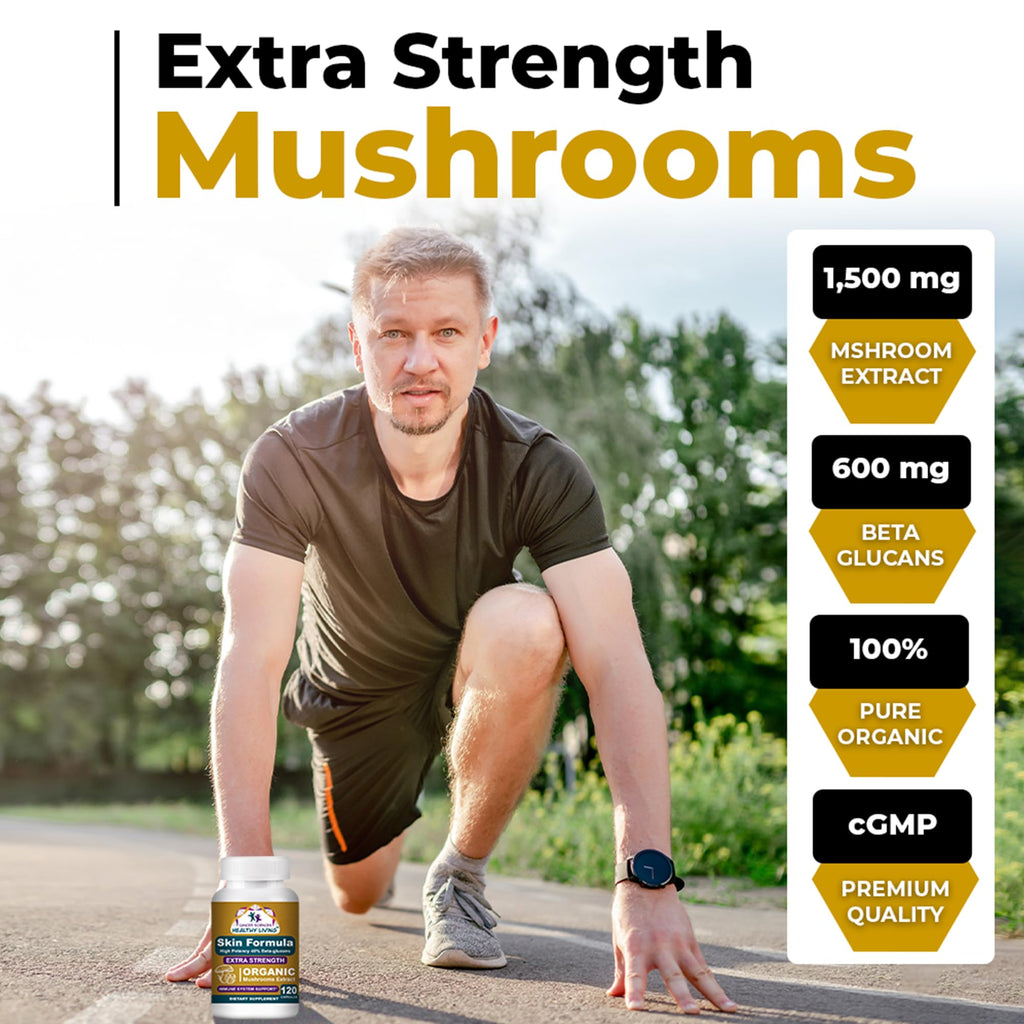 high beta-glucans mushroom supplement