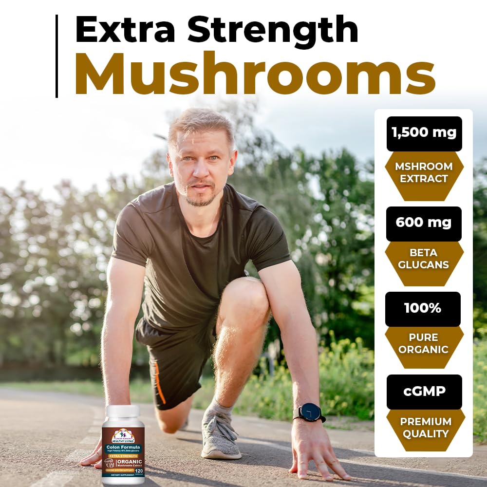 high beta-glucans mushrooms for vitality