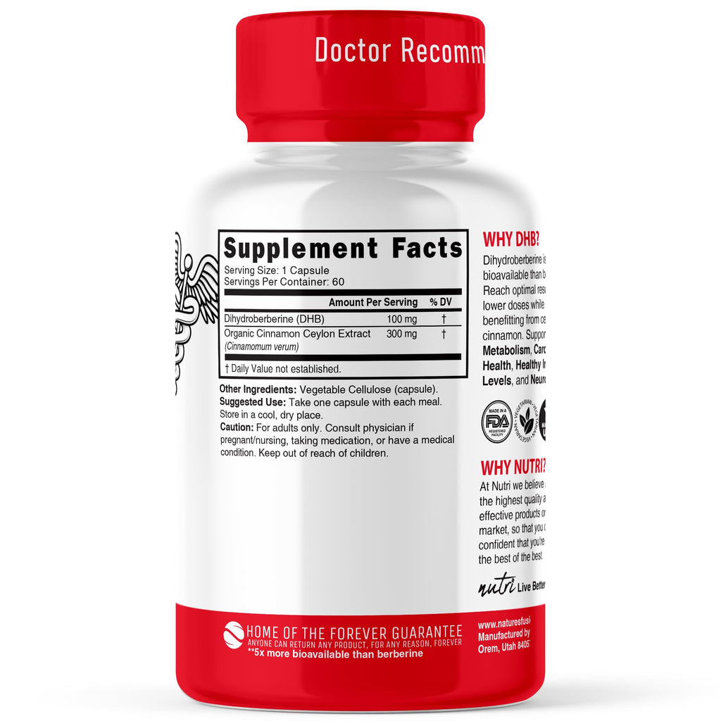 High bioavailability Dihydroberberine supplement