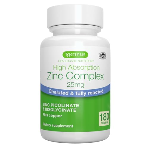 High bioavailability zinc supplement