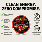 High caffeine content endurance pouches