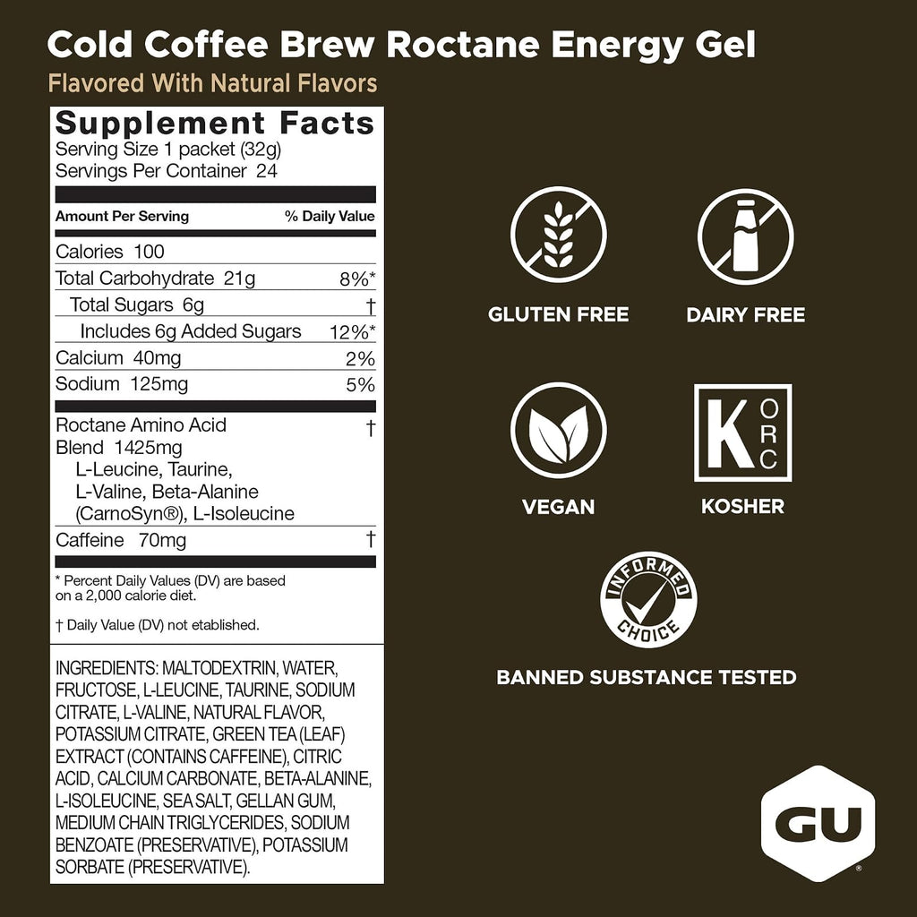 high caffeine energy gel for athletes