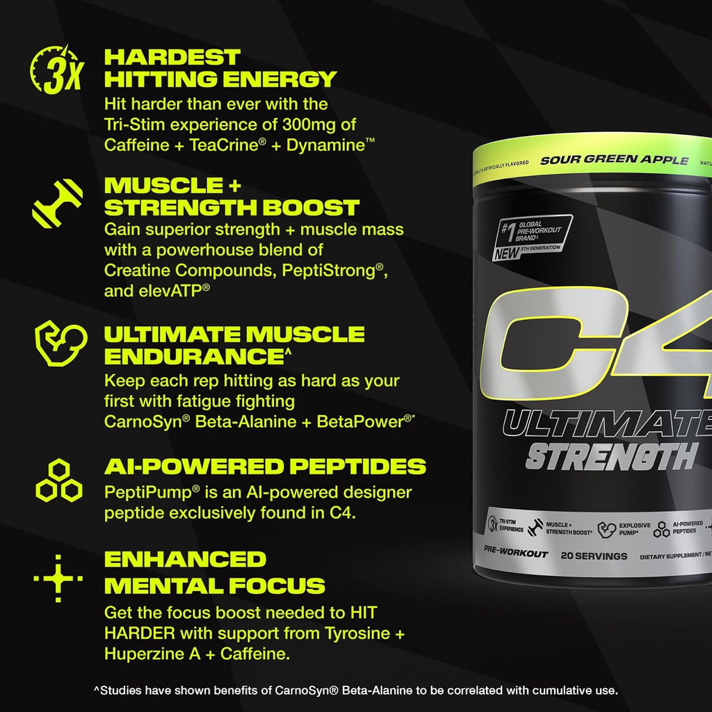High caffeine pre-workout for endurance