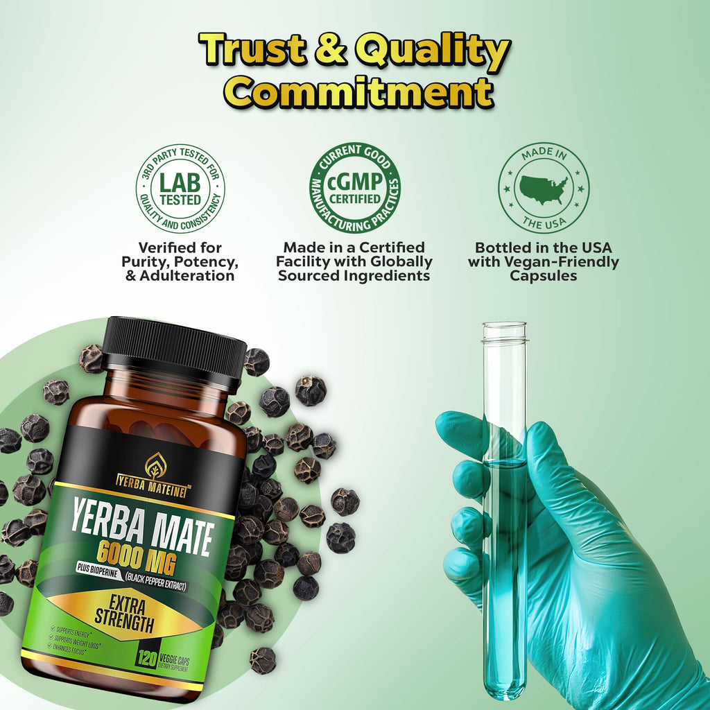 high caffeine yerba mate pills