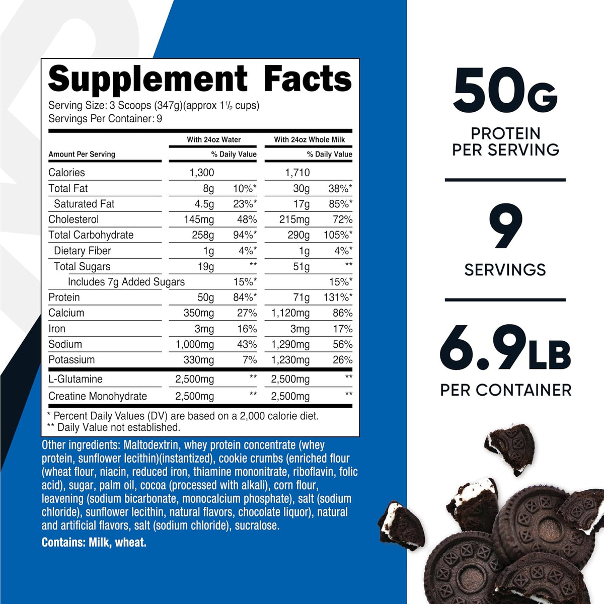 high-calorie mass gainer powder