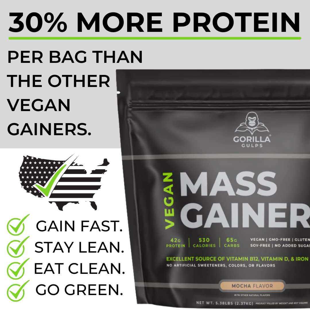 high-calorie mocha mass gainer