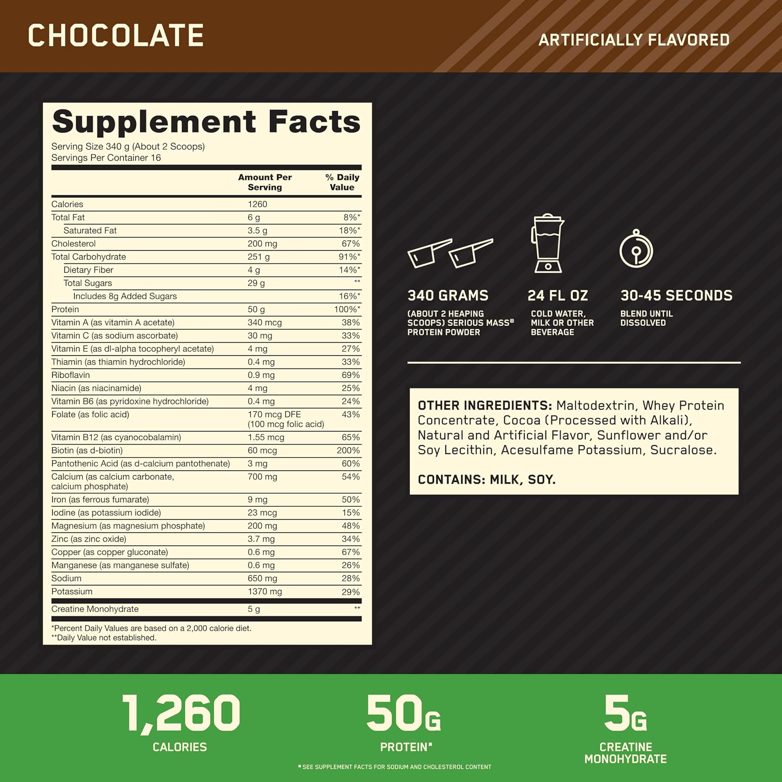 high-calorie protein for serious gains