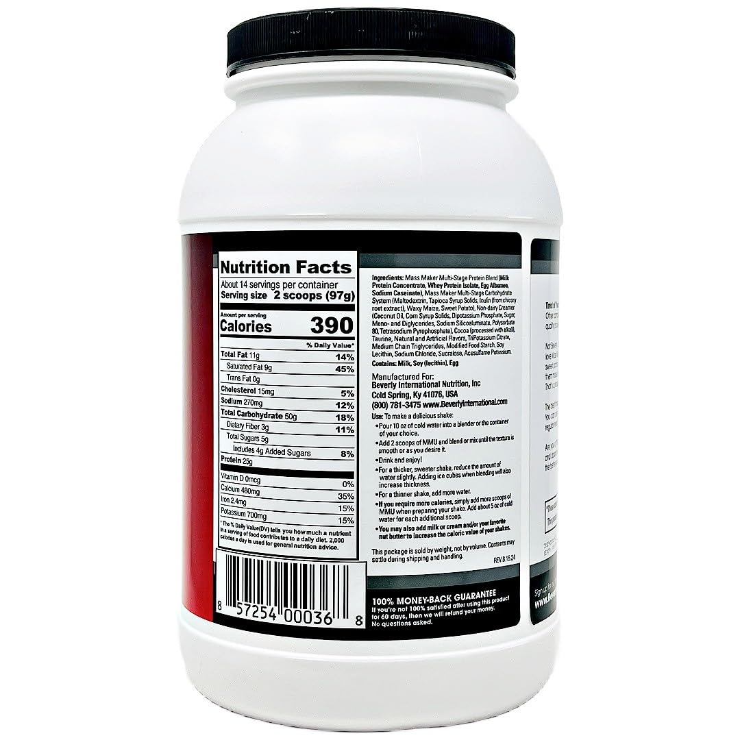 high-calorie weight gainers for muscle