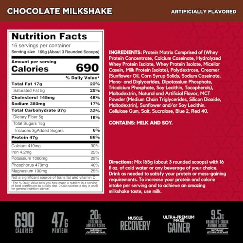 high-calorie weight gainers