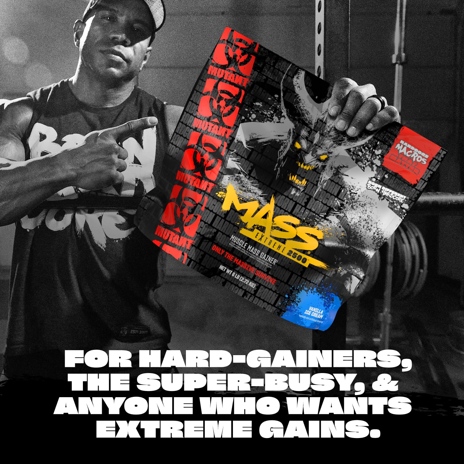 high-calorie whey protein supplement