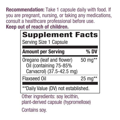 high carvacrol oregano oil formula
