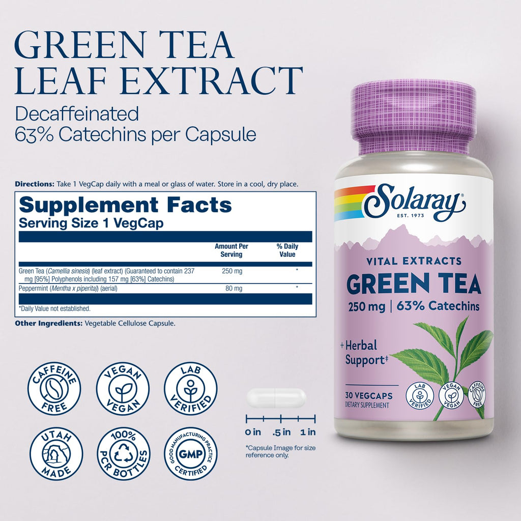 high catechins green tea capsules
