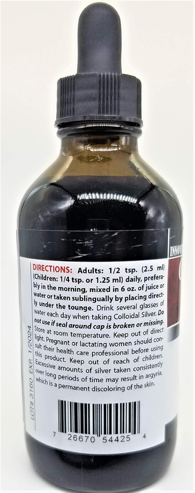 high concentration colloidal silver drops
