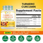 High curcumin turmeric with black pepper