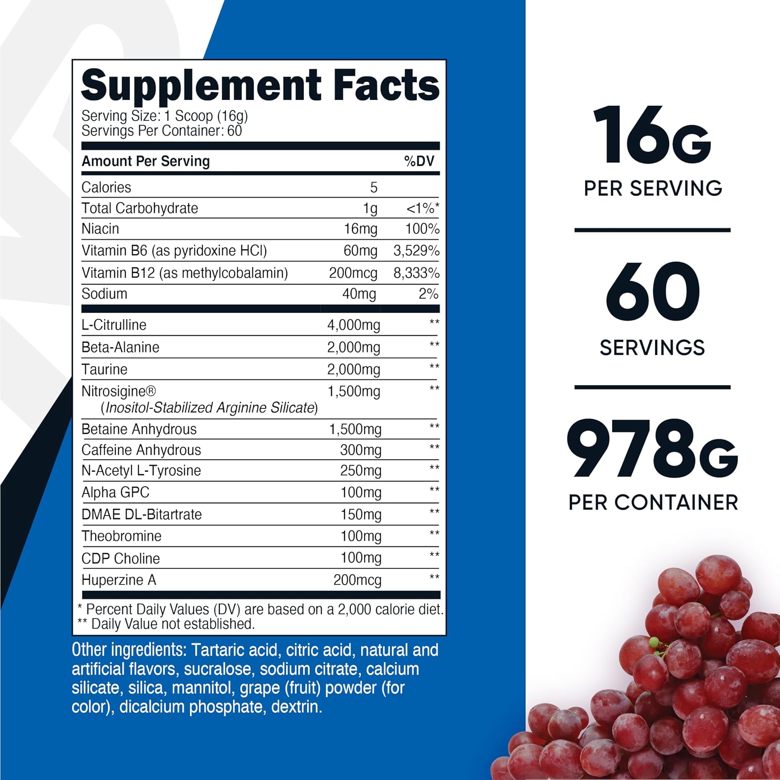 high energy pre-workout complex