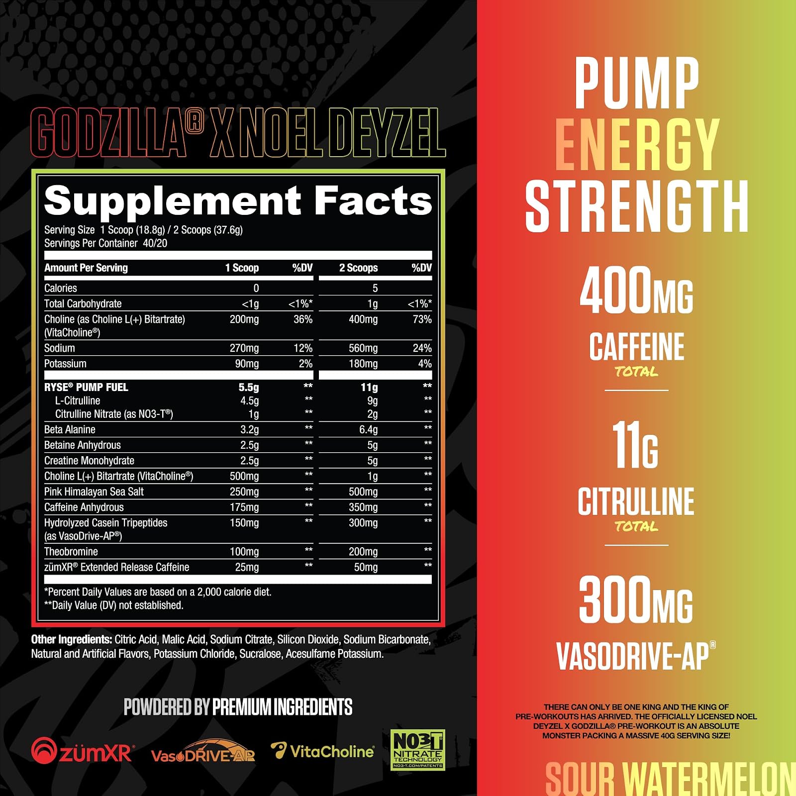 high energy pre-workout supplement