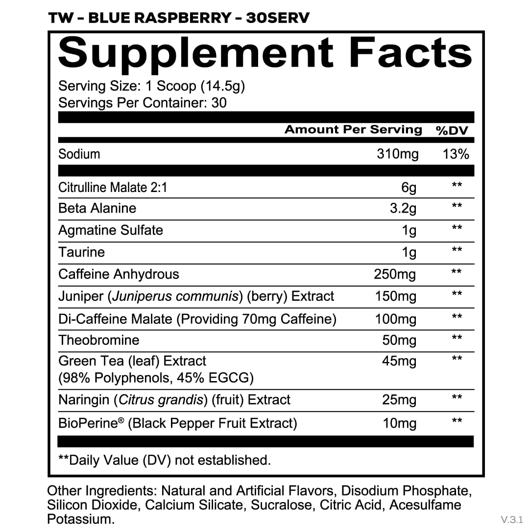 high energy pre-workout supplement