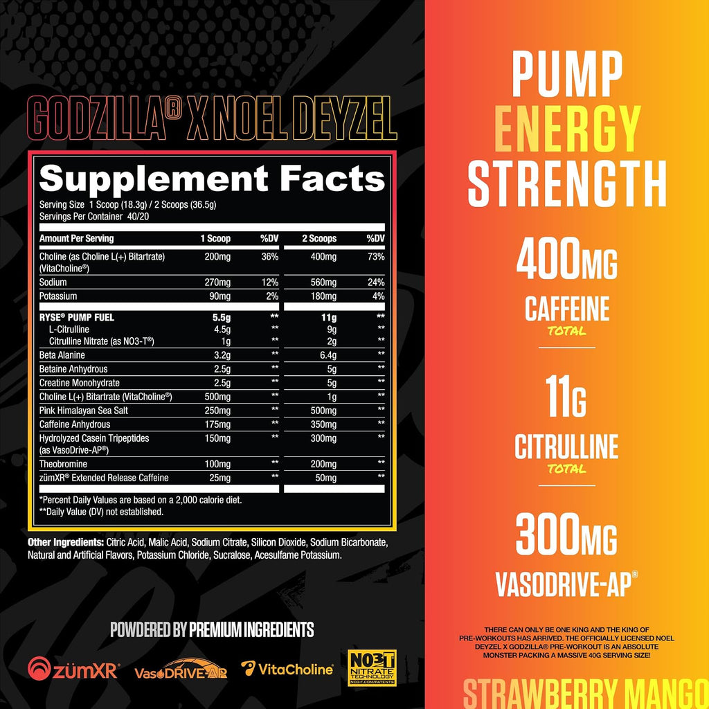 high energy pre-workout supplement