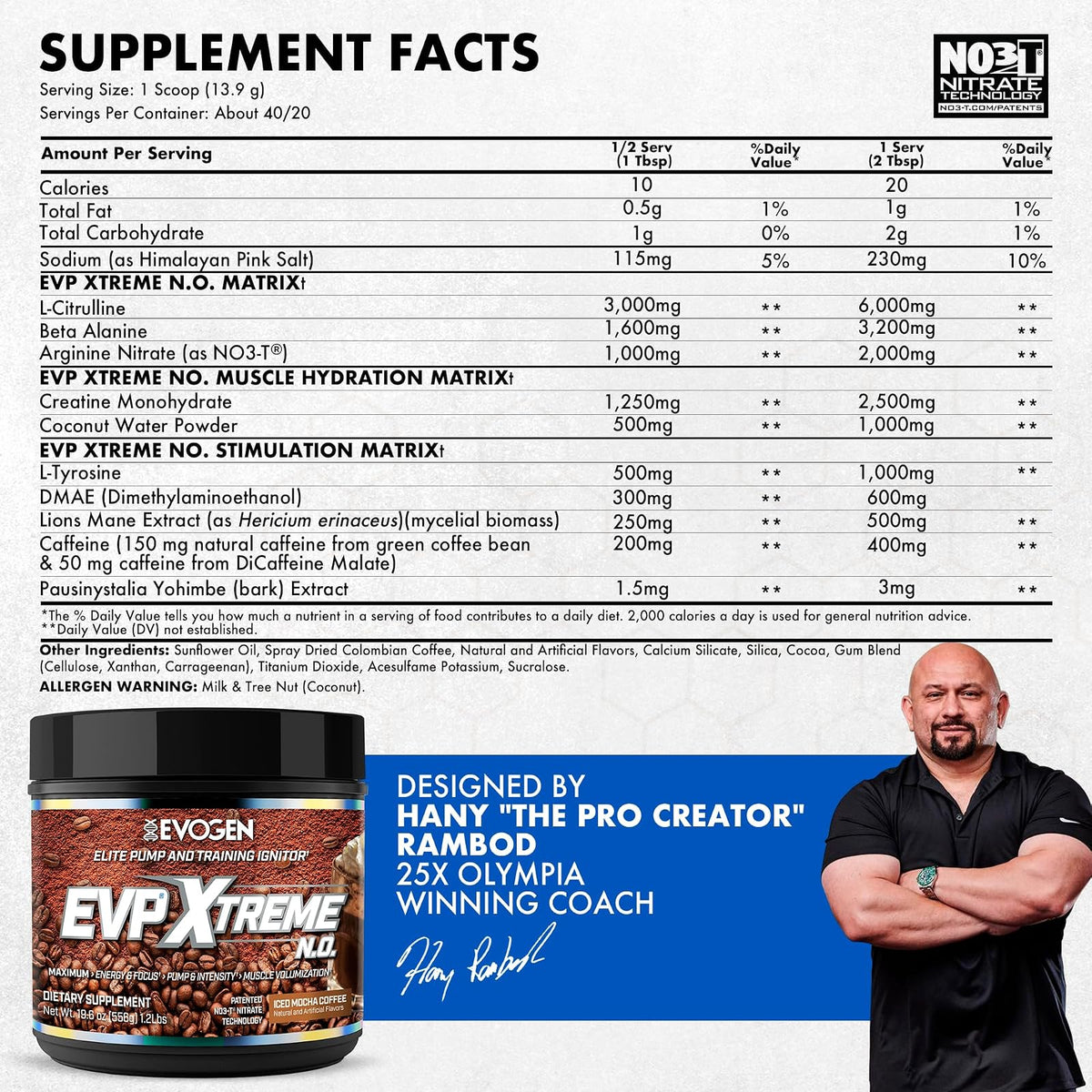 high energy pre-workout supplement