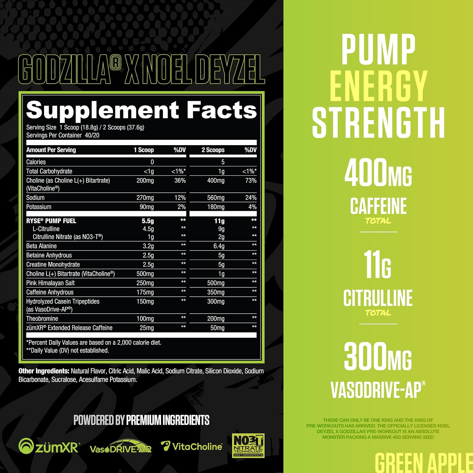 high energy pre-workout supplement