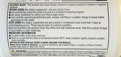 High-fiber capsules for gut health