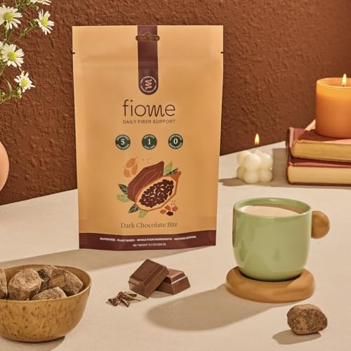 high fiber dark chocolate bites