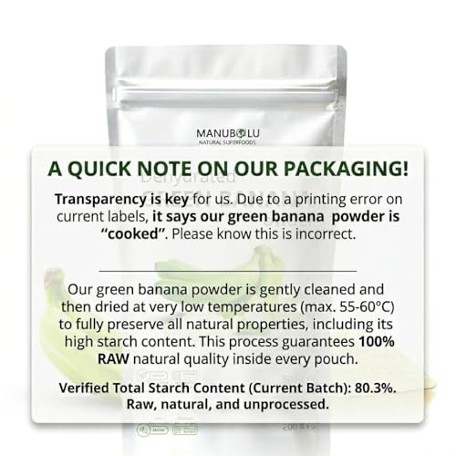 high fiber dietary supplement green banana