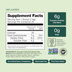 High fiber digestive support for wellness