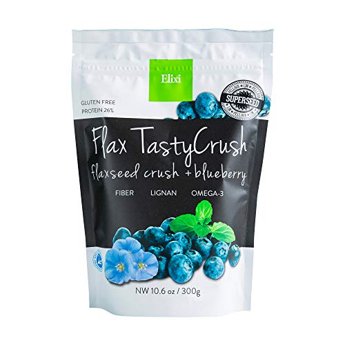 high fiber flaxseed snack option