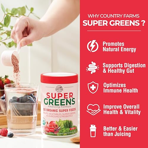 high fiber greens supplement for energy